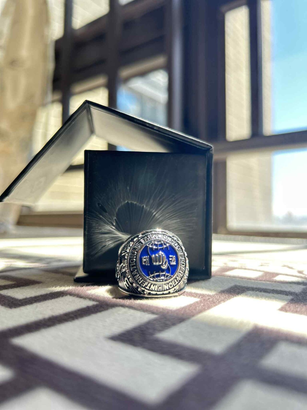 Taekwon-Do Ring silver plated - ITF Taekwon-Do