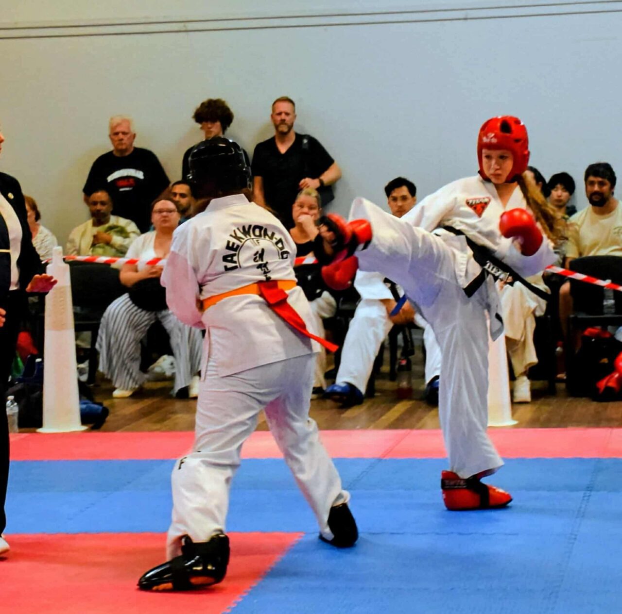 fem sparring - ITF Taekwon-Do